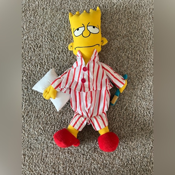 Simpsons | Toys | Vintage Bart Simpson Pajama Bag 99 | Poshmark